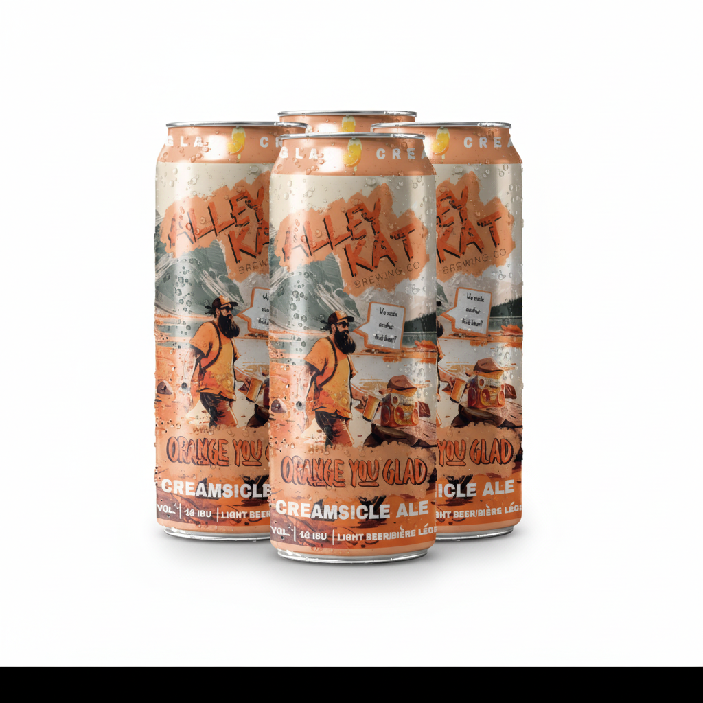 Alley Kat Orange You Glad Creamsicle Ale 4 Pack Cans – South Park Liquor