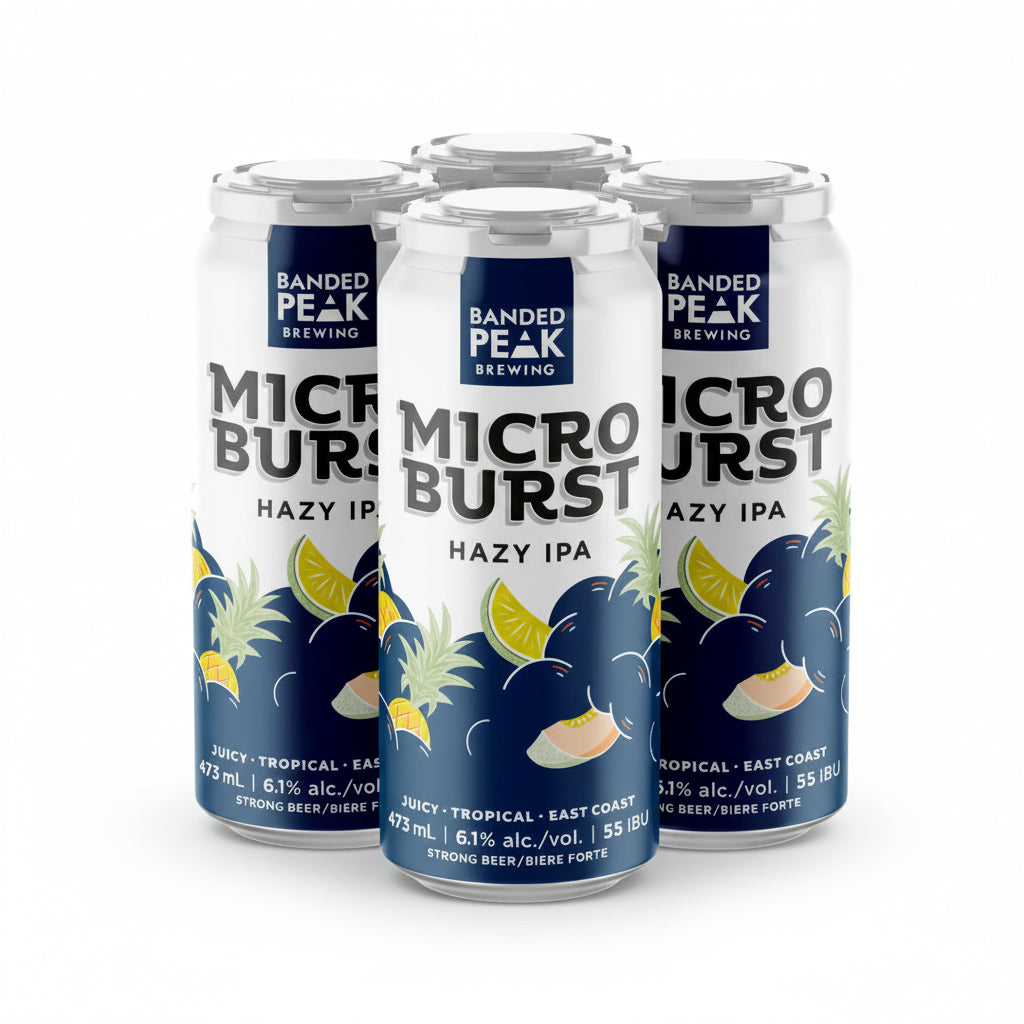 Banded Peak Microburst Hazy IPA 4 Pack Cans – South Park Liquor