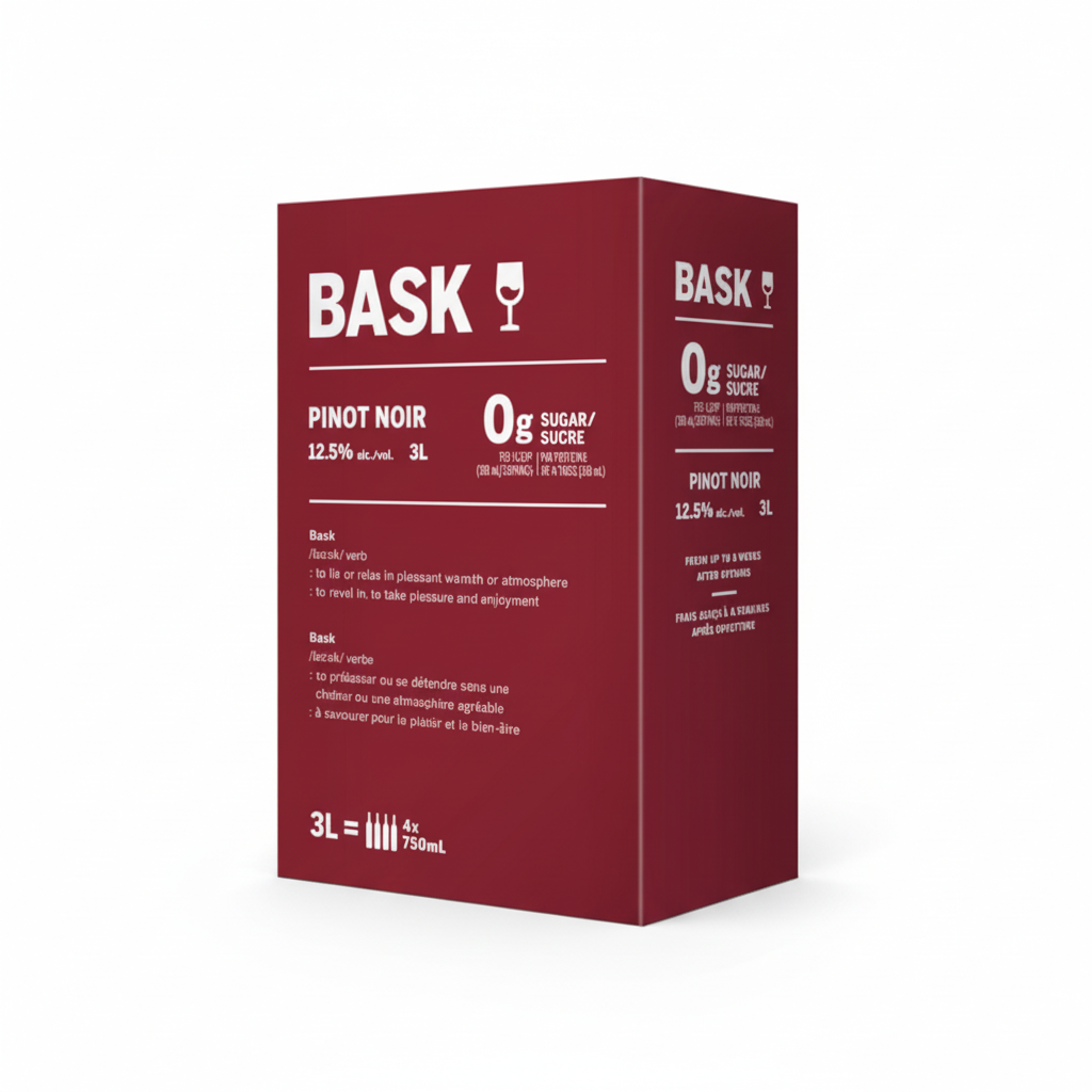 Bask Pinot Noir 3 L Bag in Box – South Park Liquor