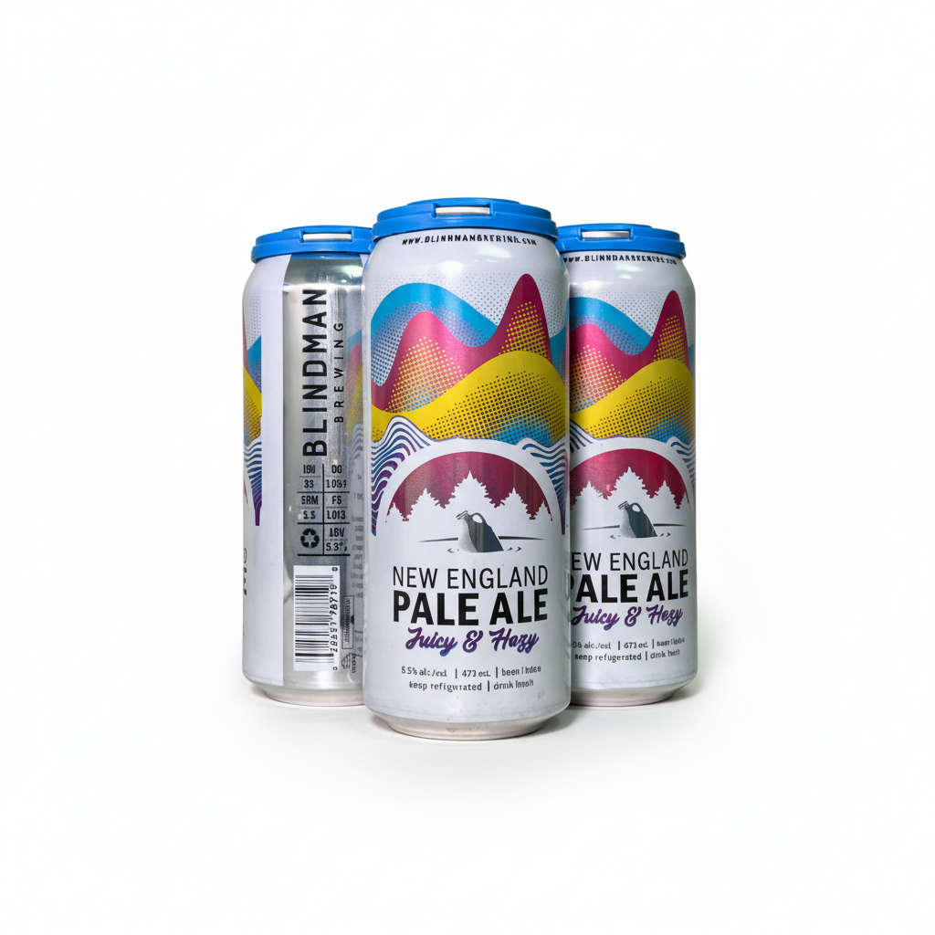 Blindman Brewing New England Pale Ale Juicy & Hazy 4 Pack Cans – South ...