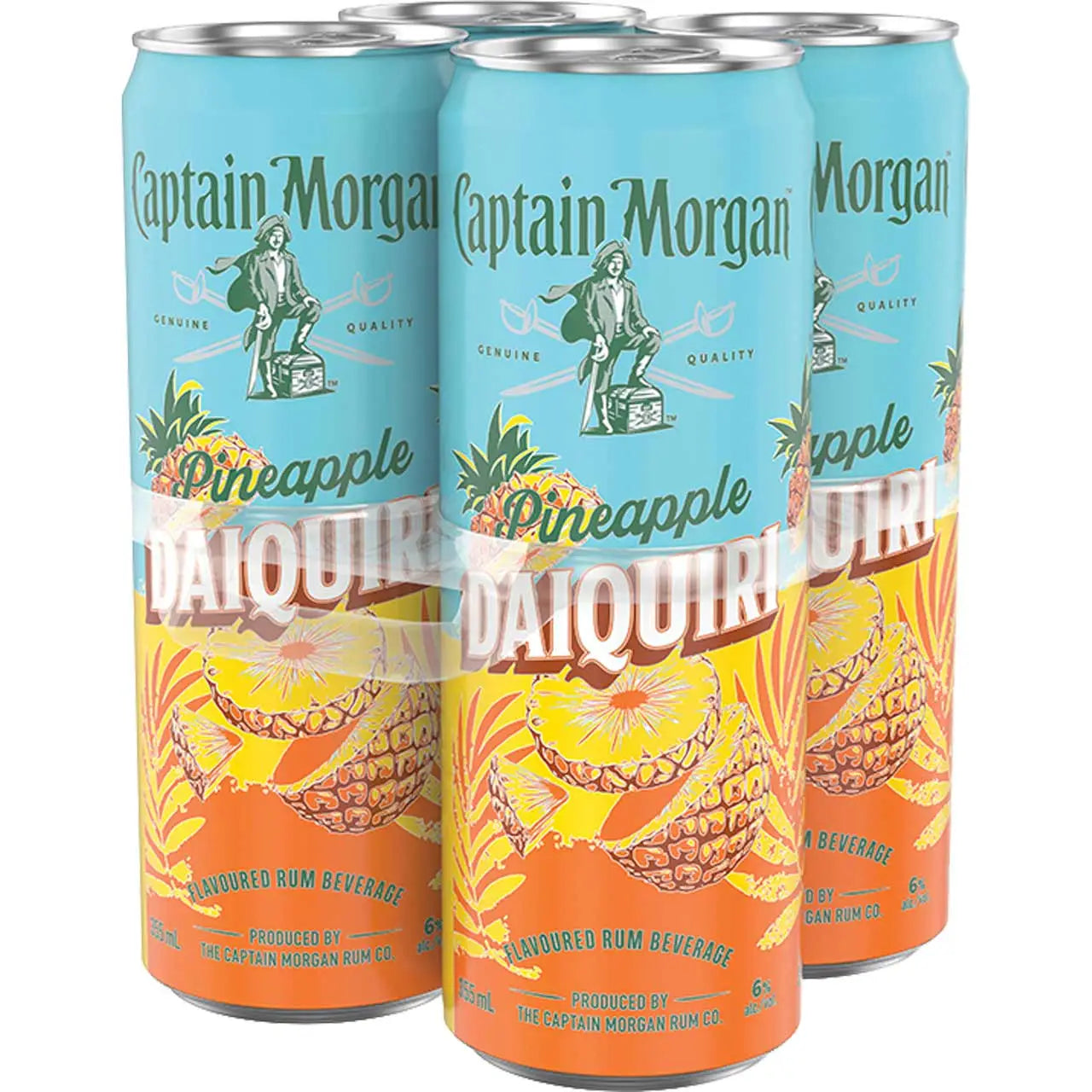 Captain Morgan Pineapple Daiquiri 4 Pack Cans – South Park Liquor