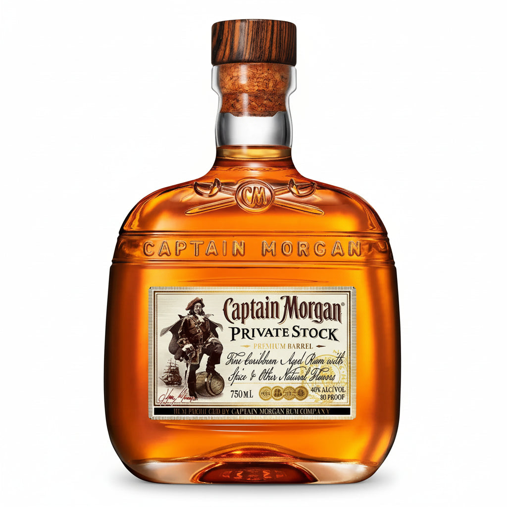 Captain Morgan Private Stock Premium Barrel Rum 750 mL – South Park Liquor