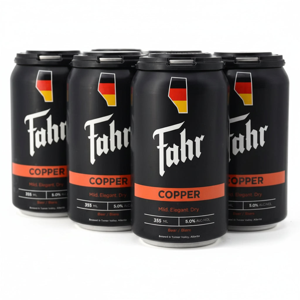 Fahr Brewing Copper 6 Pack Cans – South Park Liquor