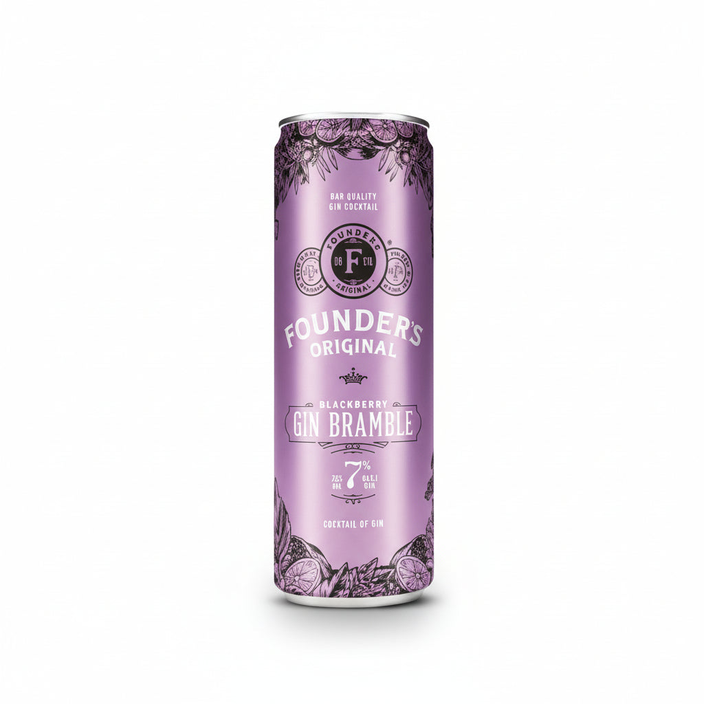 Founder’s Original Gin Bramble 4 Pack Cans – South Park Liquor