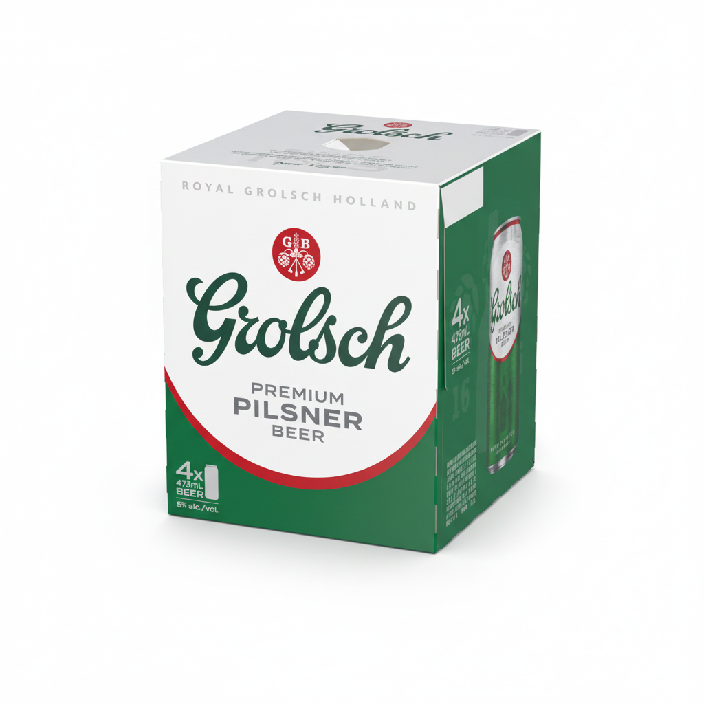 Grolsch Premium Pilsner 4 Pack Cans – South Park Liquor