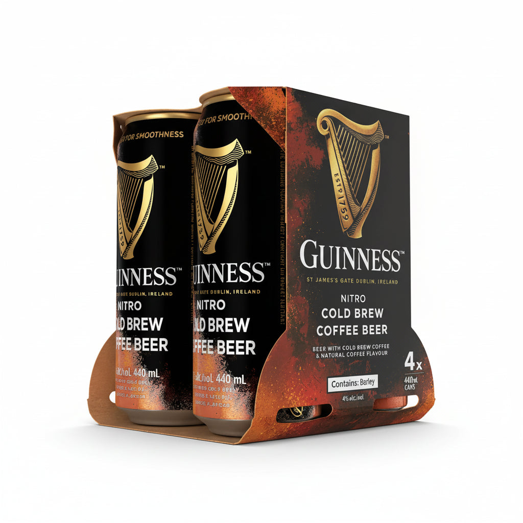 Guinness Nitro Cold Brew Coffee Beer 4 Pack Cans – South Park Liquor