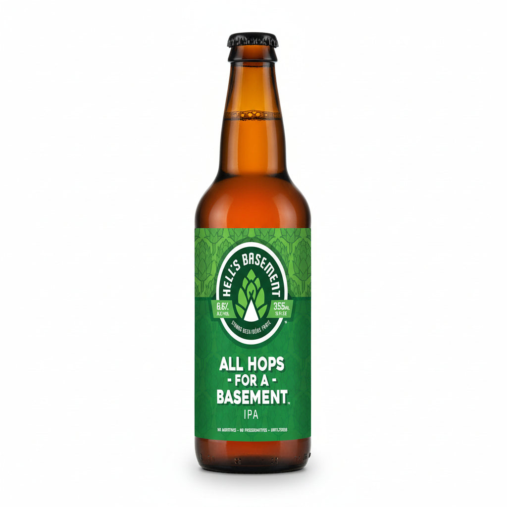 Hell's Basement Brewing All Hops For A Basement IPA 6 Pack Cans – South ...