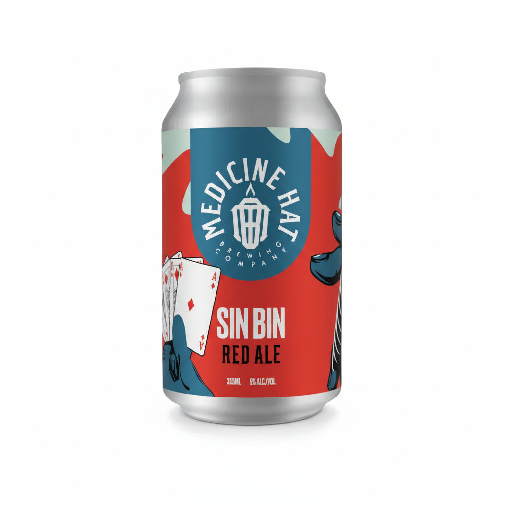 Medicine Hat Sin Bin Red Ale 6 Pack Cans – South Park Liquor