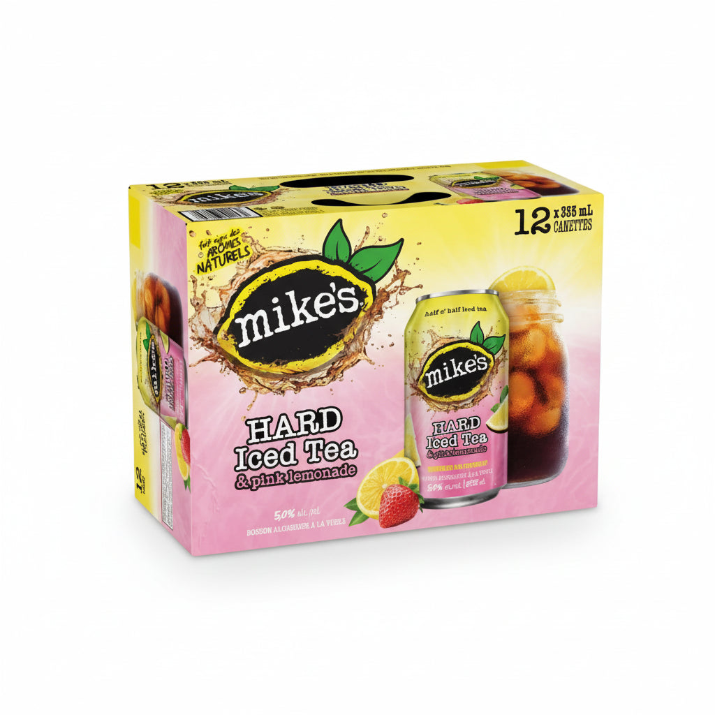 Mike's Hard Iced Tea & Pink Lemonade 12 Pack Cans – South Park Liquor
