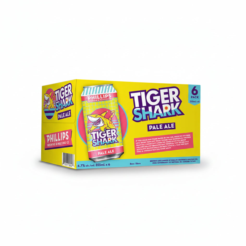 Phillips Brewing Tiger Shark Pale Ale 6 Pack Cans – South Park Liquor