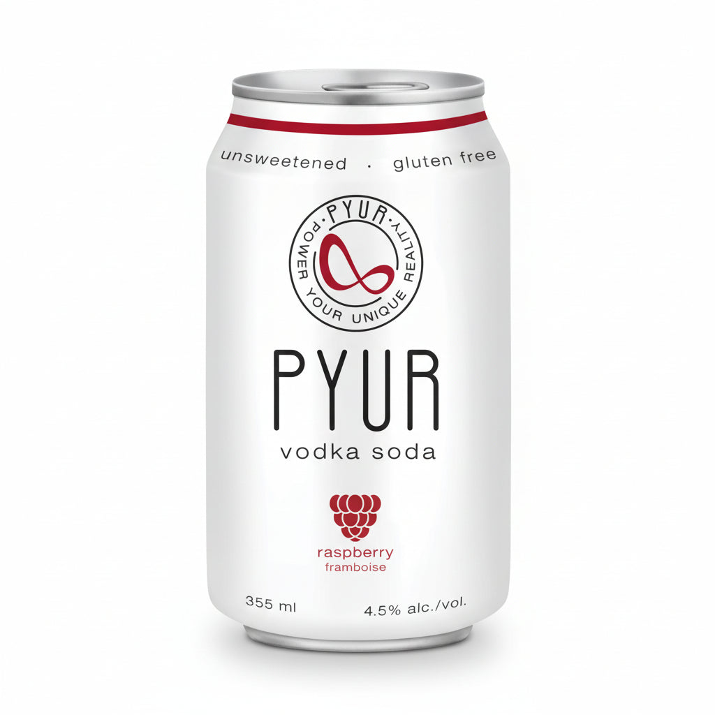 Pyur Vodka Soda Raspberry 6 Pack Cans – South Park Liquor