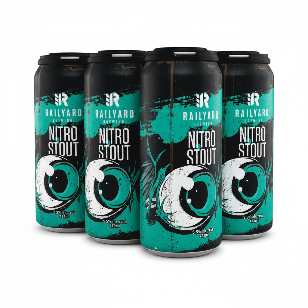 Railyard Brewing Nitro Stout 4 Pack Cans – South Park Liquor