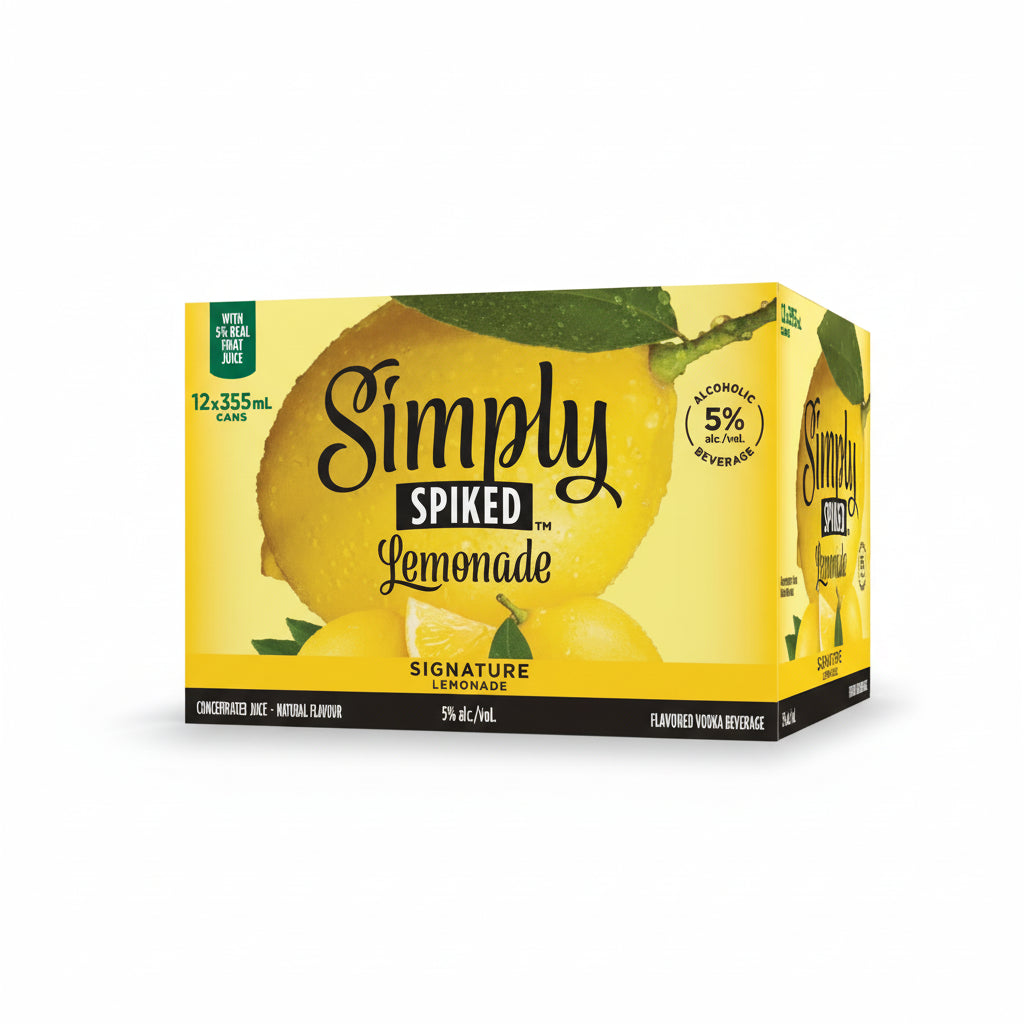 Simply Spiked Lemonade 12 Pack Cans – South Park Liquor