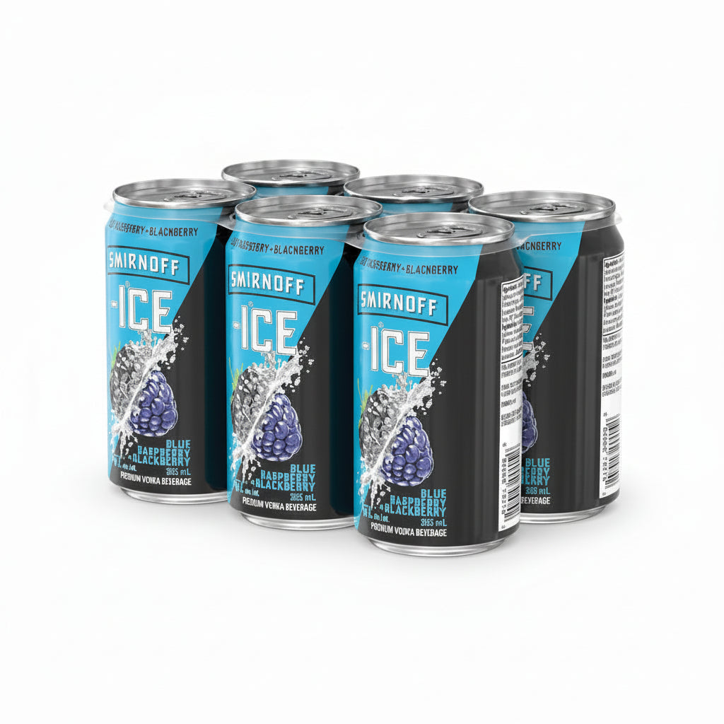 Smirnoff Ice Blue Raspberry Blackberry 6 Pack Cans – South Park Liquor