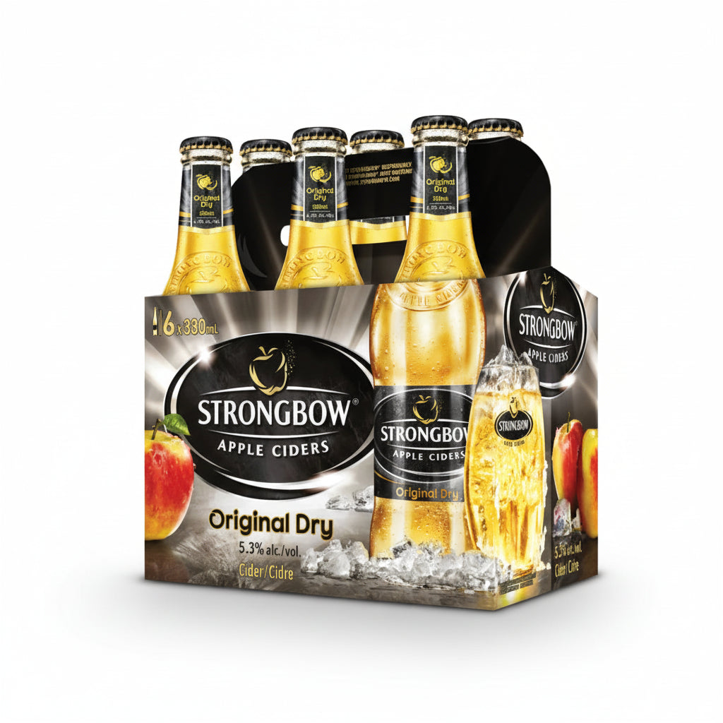 Strongbow Apple Original Cider 6 Pack Bottles – South Park Liquor