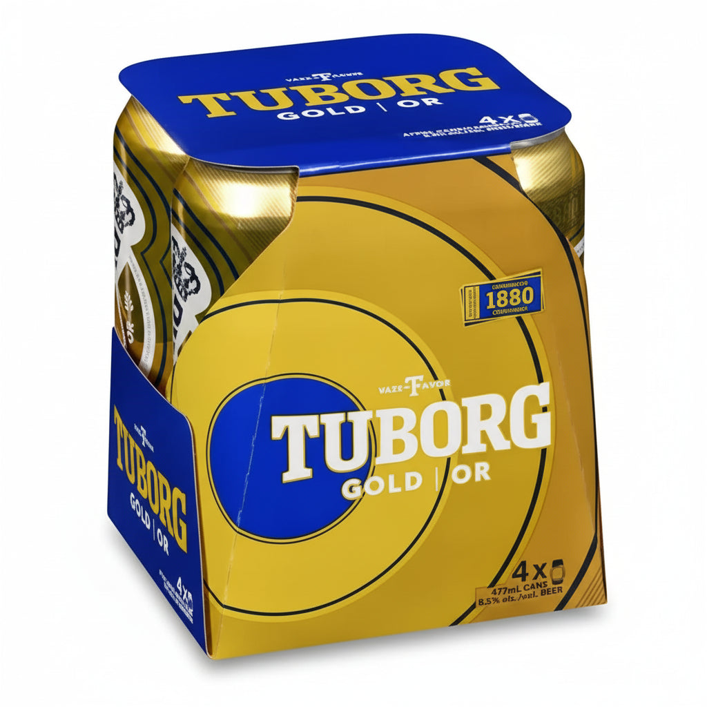 Tuborg Gold 4 Pack Cans – South Park Liquor