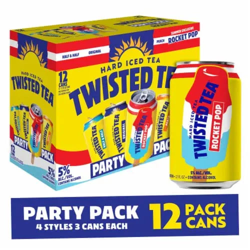 Twisted Tea Party Pack Summer Edition 12 Pack Cans – South Park Liquor