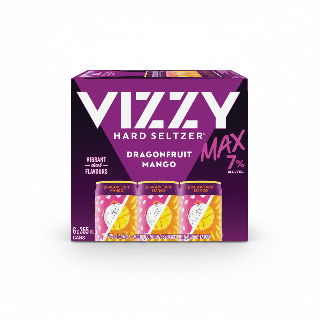 Vizzy Dragon Fruit Hard Seltzer 6 Pack Cans – South Park Liquor