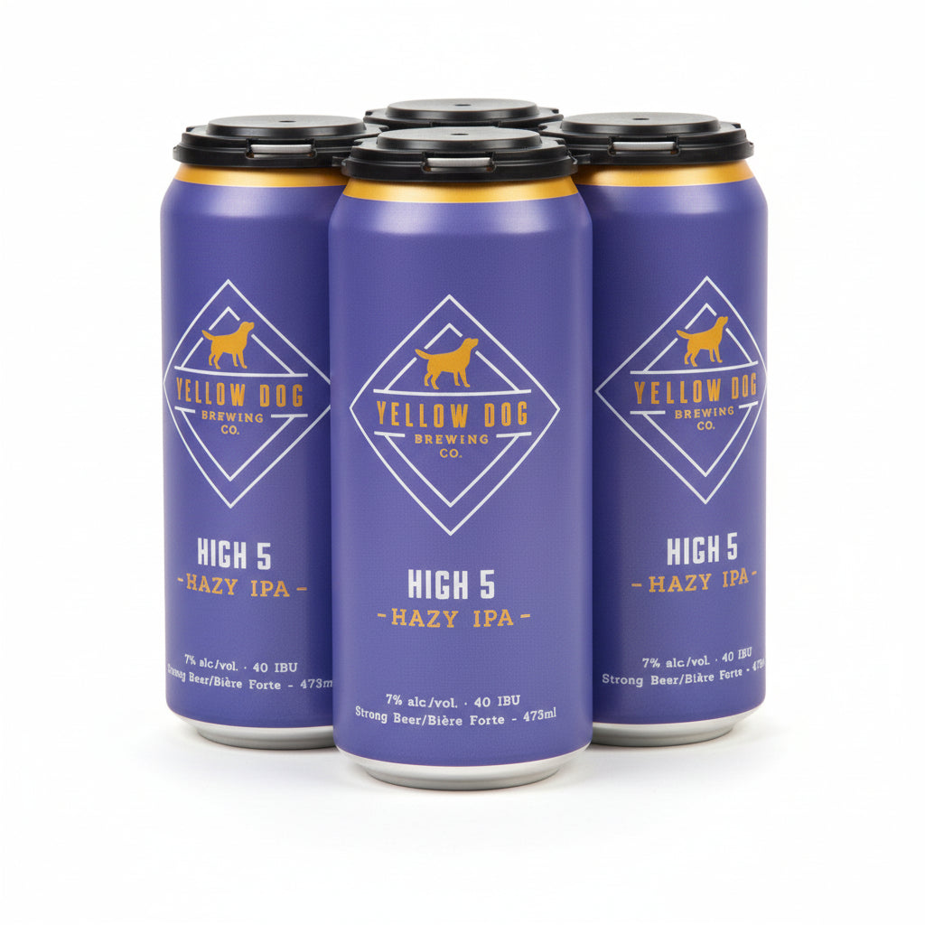 Yellow Dog Brewing High 5 Hazy IPA 4 Pack Cans – South Park Liquor