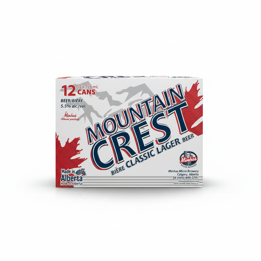 Mountain Crest Lager 12 Pack Cans – South Park Liquor